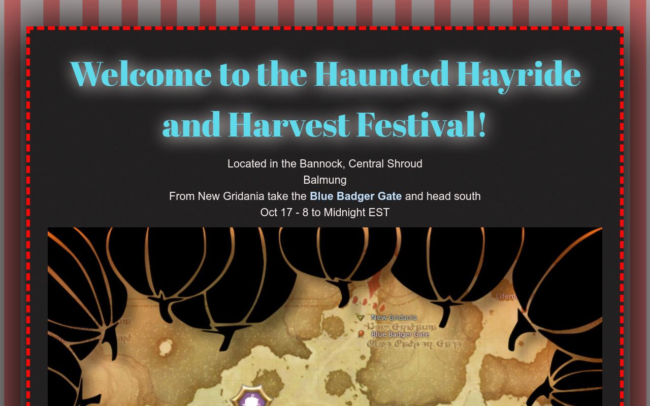 Haunted Hayride and Harvest Festival
